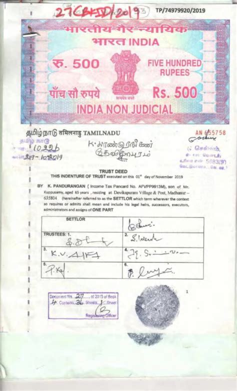 Trust Certificate