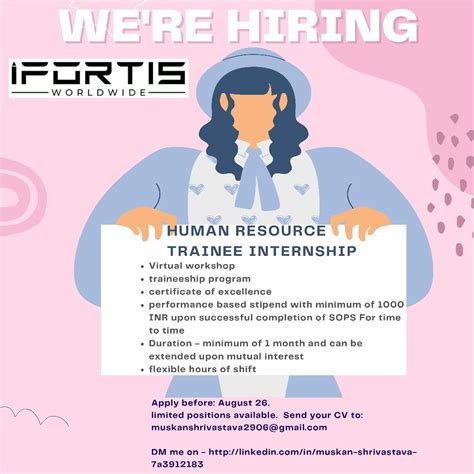 Muskan Shrivastava On Linkedin Hiringinterns Humanresource Intern