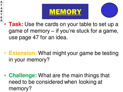 2015 New As Aqa Memory Coding Capacity And Duration Teaching