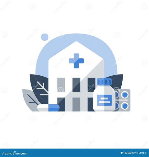 Rehabilitation Center Medicine And Health Care Medication Concept