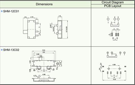Micro Current Side Dial Switches