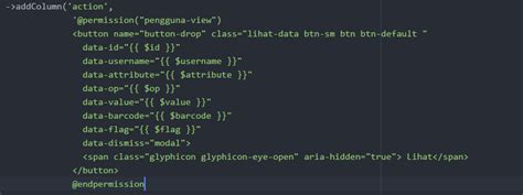 Laravel At Syntax Cant Render In Controller To View Yajra