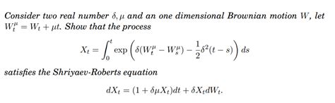 Solved Consider Two Real Number δμ ﻿and An One Dimensional
