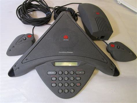 Polycom Soundstation Premier Deluxe Audio Teleconferencing System With External