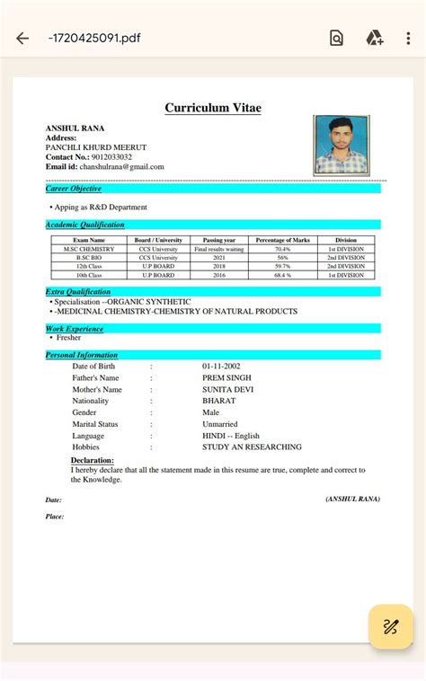 Anshul Rana On Linkedin Applying As Chemical Field