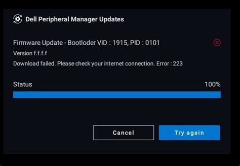 Wireless Dell Universal Pairing Receiver Firmware Update Error DELL