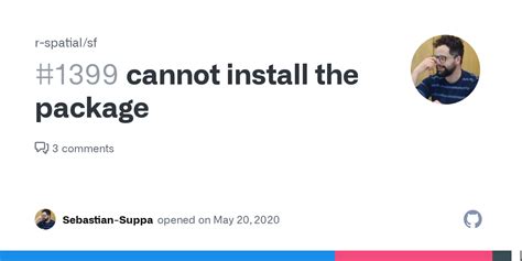Cannot Install The Package · Issue 1399 · R Spatialsf · Github