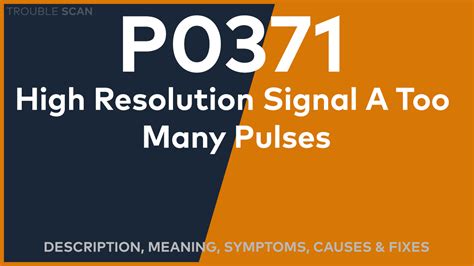 P0371 Trouble Code Meaning Symptoms Causes Fixes Easy
