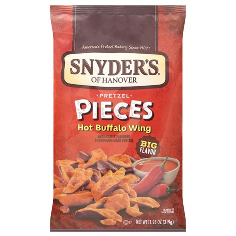 Save On Snyders Of Hanover Hot Buffalo Wing Flavored Pretzel Piece