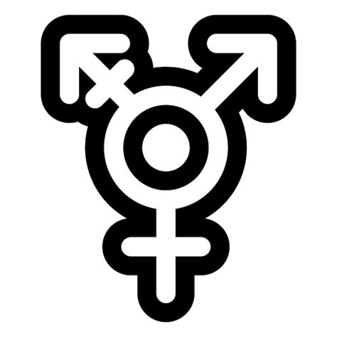 Black And White Gender Symbols