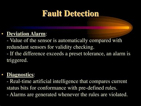 Fault Detection And Consequence Prevention In Real Time A View From The