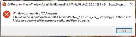 Photo 2 256 Update Crashes Win 10 V2 Bugs Found On Windows Affinity Forum