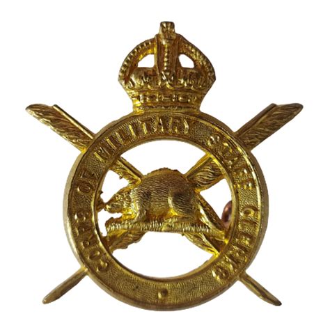 Ww2 Canadian Corps Of Military Staff Clerks Cap Badge Canadian