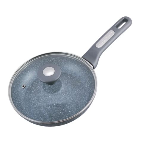 ᐉ Сковорода Kamille KM-4269GR с крышкой для индукции и газа 20 см ...