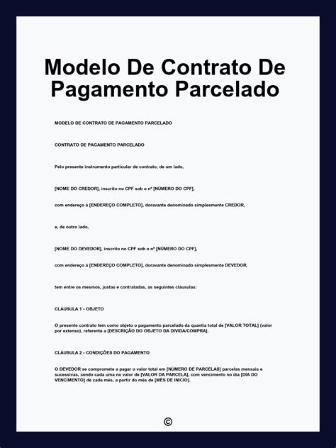 Modelo Contrato De Compra E Venda Pagamento Parcelado Porn Sex