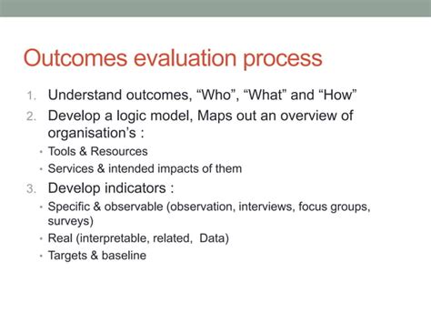 Outcomes Vs Outputs PDF