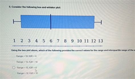 5 Consider The Following Box And Whisker Plot StudyX