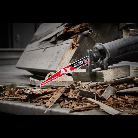 9 5 Tpi Ax™ Wnitrus™ Carbide Teeth Sawzall® Blade For Wood With Nails