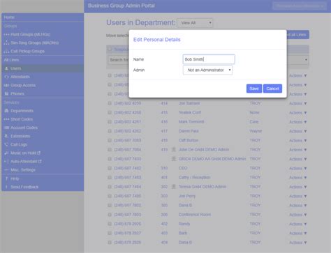 Changing Line Names Grid