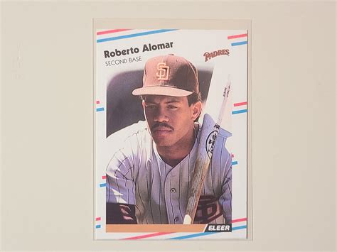 1988 Fleer Update Roberto Alomar Rc Rookie Baseball Card Etsy