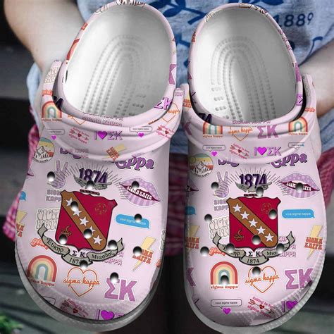 Sigma Lambda Gamma Classic Clog Unisex Crocs Shoes Robinplacefabrics