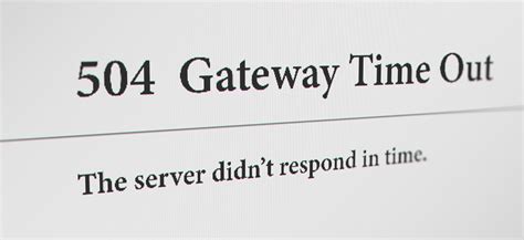 Error 504 ¿cómo Solucionarlo Hoswedaje