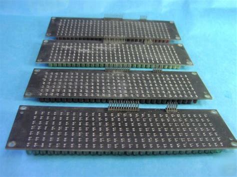 Led Arrays Red Green Yellow Deep Red 4 Pcbs