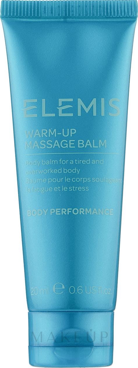 Elemis Warm Up Massage Balm Warming Body Massage Balm Makeup