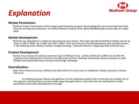 Muthoot Group PPT