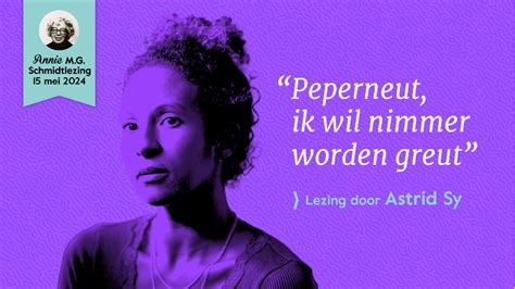 15 Mei 2024 Astrid Sy Geeft Annie M G Schmidt Lezing