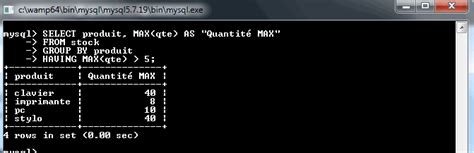 Mysql Having Waytolearnx