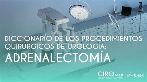 Cirugía Robótica: Adrenalectomía - Excellence Urology