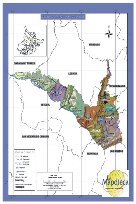 Mapa De Norte De Santander Con Sus Municipios Y Veredas