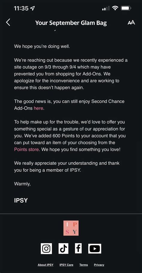 randomly got 600 points for a site ‘outage that i didn t even