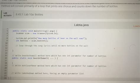 Solved 845 Lab 10a Bottles Objectives • Write Static