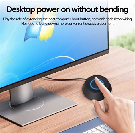 Teucer X3 External Desktop Switch Aluminum Alloy Power Button Pc