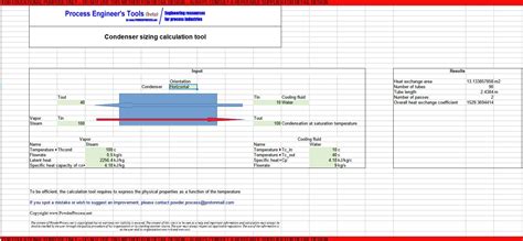 Condenser Design Calculation Method Step By Step