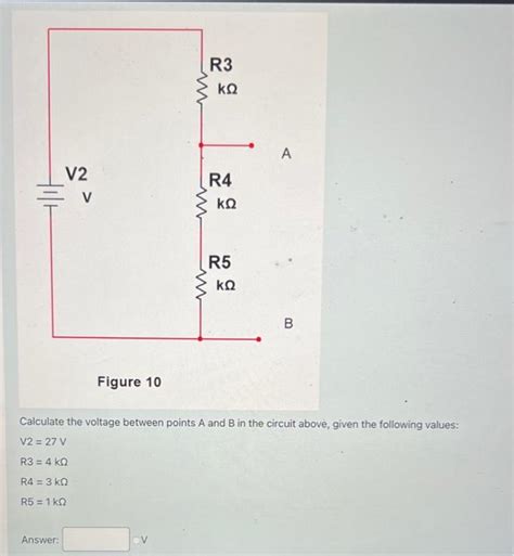 Solved Figure 9 Calculate The Voltage Between Points A And B