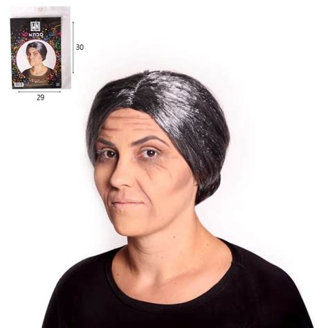 פאת סבתא שיער אפור