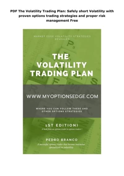 PDF The Volatility Trading Plan Safely Short Volatility With Proven