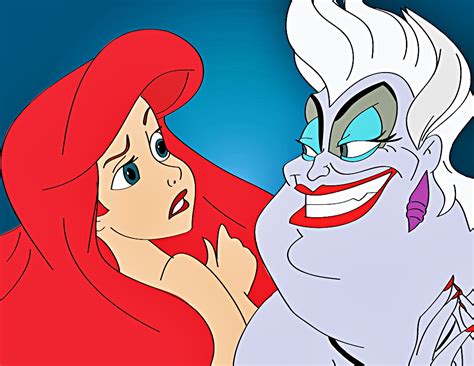 Walt Disney Fan Art Princess Ariel And Ursula Walt Disney Characters
