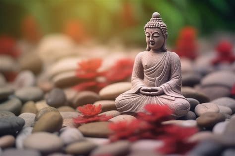 Premium Ai Image Inner Peace Serene Meditation Of A Sitting Buddha
