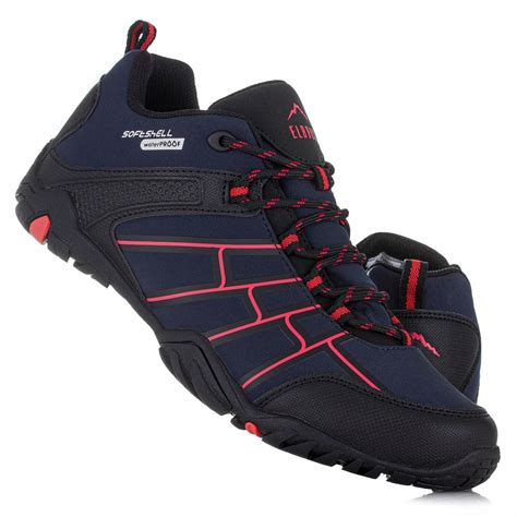 Buty Elbrus Rimley WP DRESS BLUE FLAME SCARLET Wodoodporne SOFTSHELL 13272716957 Oficjalne