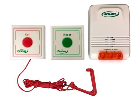 Emergency Call Button With Pull Cord Reset Button And Light Alert Austin Medical Products