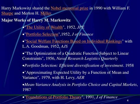 Ppt Optimal Portfolios And Efficient Frontier Powerpoint Presentation