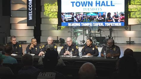 Tampa Police Community Work Together To Target Crime