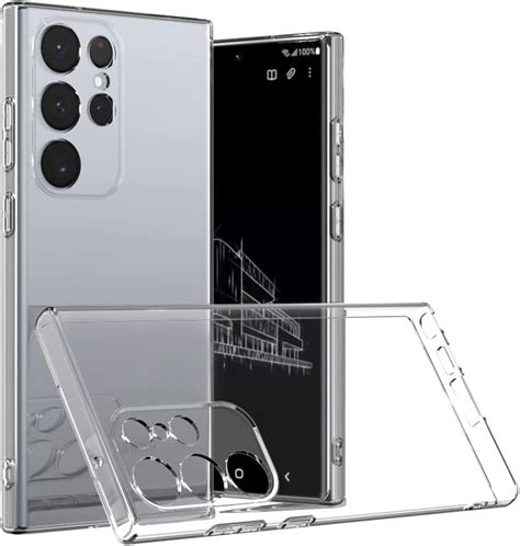 Prolet Silicone Samsung Back Cover Case Scratch Resistant Protective Crystal Clear Transparent