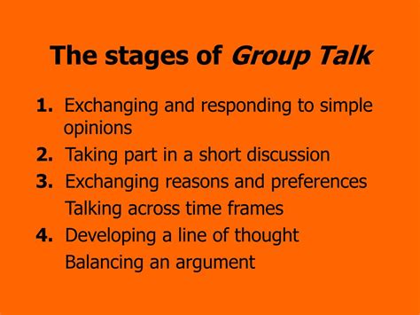 Ppt Group Talk Powerpoint Presentation Free Download Id 974779