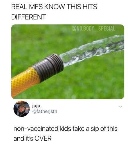 Stolen From Facebook But Tasting Hose Water Is Different It S A Risk