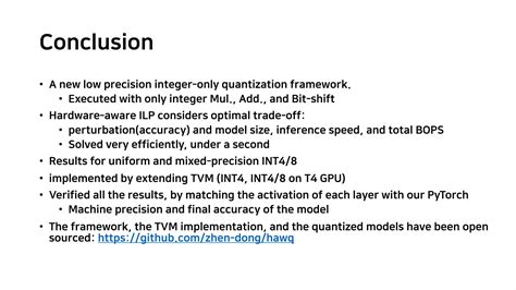 Hawq V3 Dyadic Neural Network Quantization Ppt
